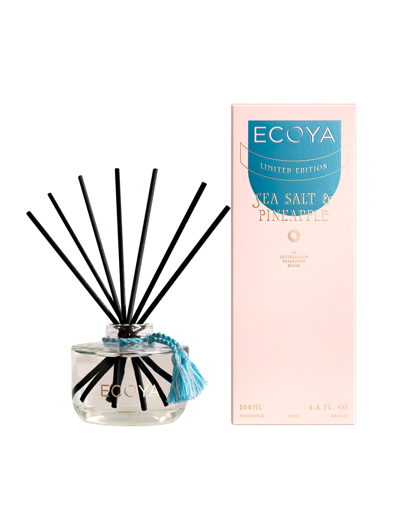 ECOYA Reed Diffuser Sea Salt & Pineapple 200ml – Habitania